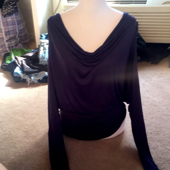 The Limited | Tops | Sexy Limited Soft Eggplant Color Top Drape Front ...